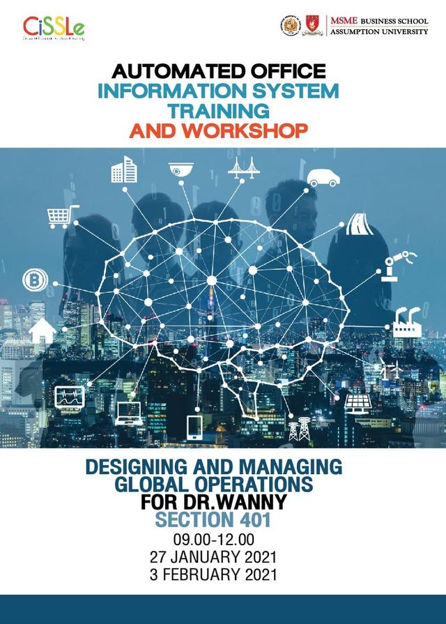 Automated Office Information System Training and Workshop (Section 401 ...